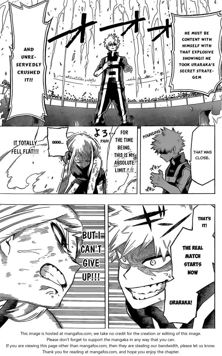 Boku no Hero Academia - Vol.05 Chapter 036 - Bakugou Vs. Uraraka ...
