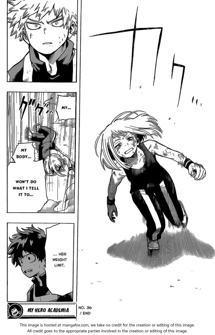 Boku no Hero Academia - Vol.05 Chapter 036 - Bakugou Vs. Uraraka ...