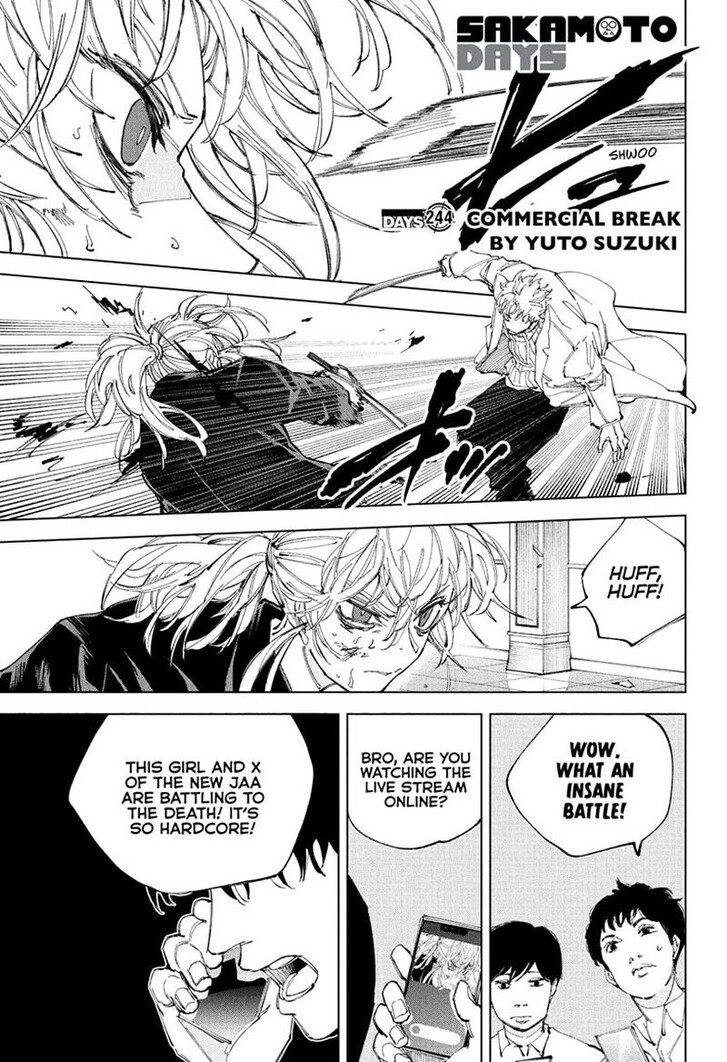 Sakamoto Days - Chapter 244 - Mangaloom - best ads free manga website